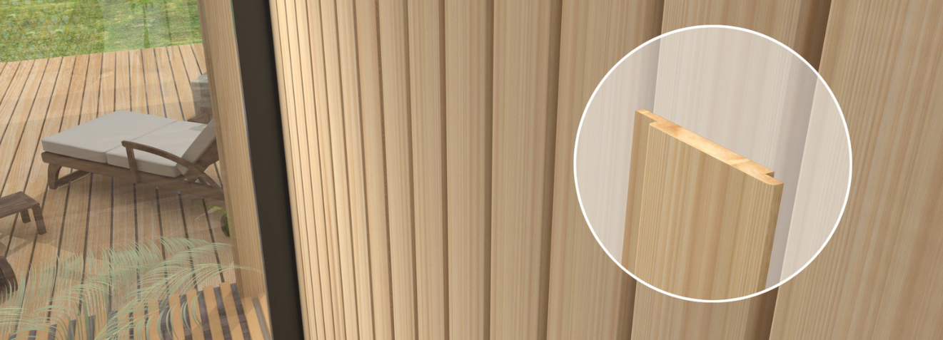 Tinglado Seco Liso: El Revestimiento de Madera Ideal para Fachadas y ...